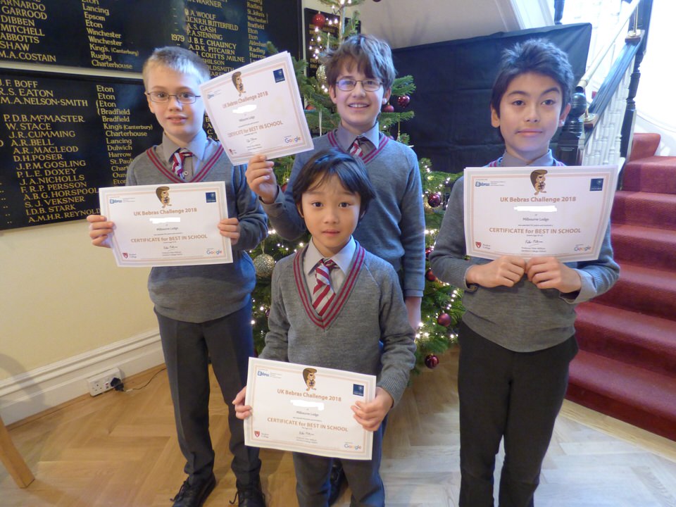 Bebras Computational Thinking Challenge 2018 - Milbourne Lodge School Bebras Computational Thinking Challenge 2018 - Milbourne Lodge School
